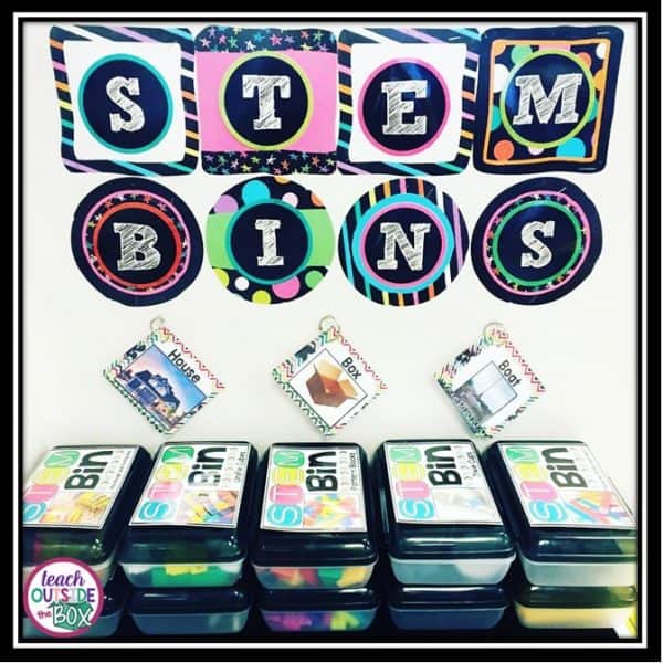 STEM Bins: Hands-on Solutions for Early Finishers - Teach Outside the Box