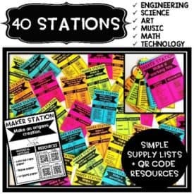 Maker Stations for Makerspaces {2nd-5th} - Distance Learning - Teach ...