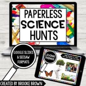 PAPERLESS Science Hunts for Distance Learning (Google Slides and Seesaw ...