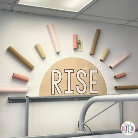 Boho Rainbow Classroom Reveal - Teach Outside the Box