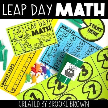 Leap Day Math Stations - Jumping Frog Leap Year Math Activities & Games ...