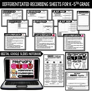 Valentine's Day STEM Activities / Valentine STEM Challenges Party ...