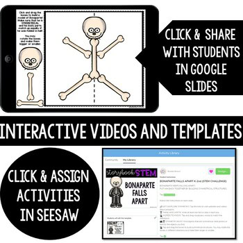 Storybook STEM: Bonaparte Falls Apart: Halloween STEM Activities ...