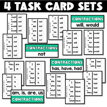 Paint Tray Phonics - CONTRACTIONS {Science of Reading} - Teach Outside ...