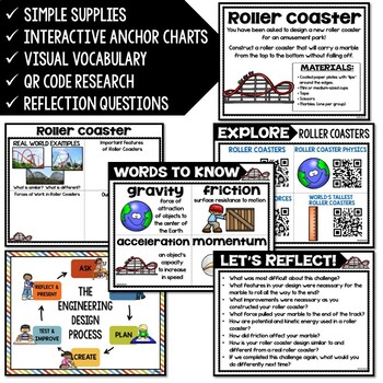 Roller Coaster STEM Challenge (End of the Year STEM Activity) - Summer ...